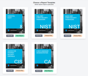 Cyber Security Report Templates – Cyber Assessor
